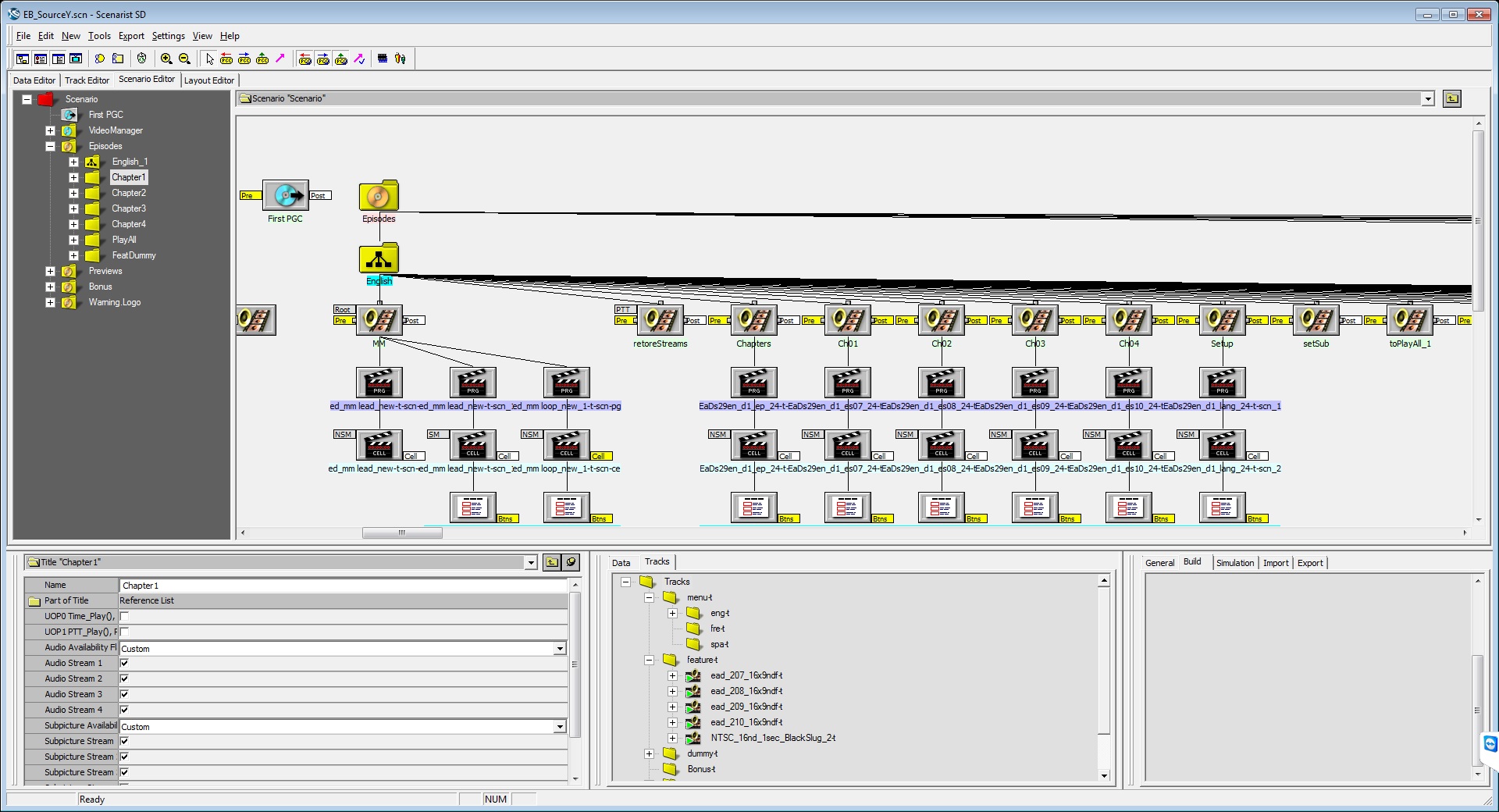 Scenarist SD DVD Authoring Software